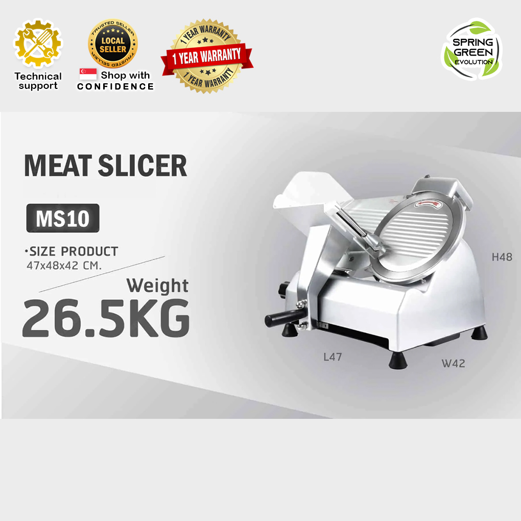 Meat Slicer MS10 (10 inches blade) – SGE Singapore