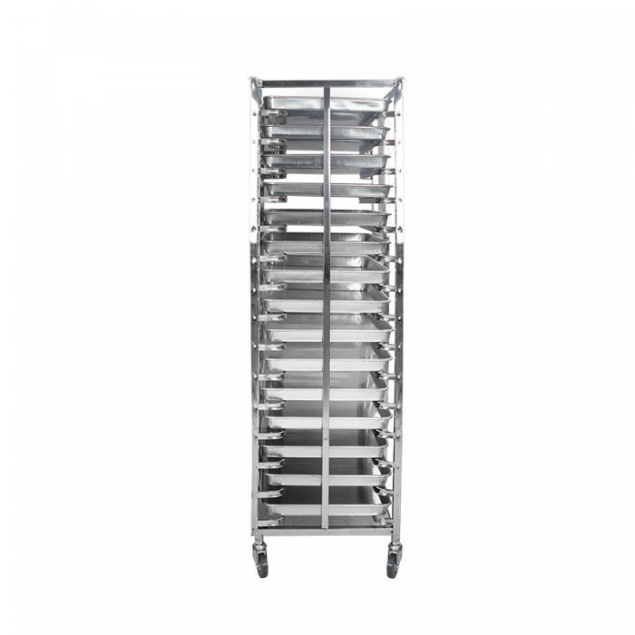 Stainless steel baking tray racks shelf trolley - SGE Singapore