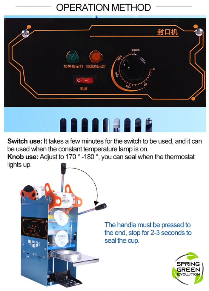 Manual Cup Sealing Machine - SGE Singapore