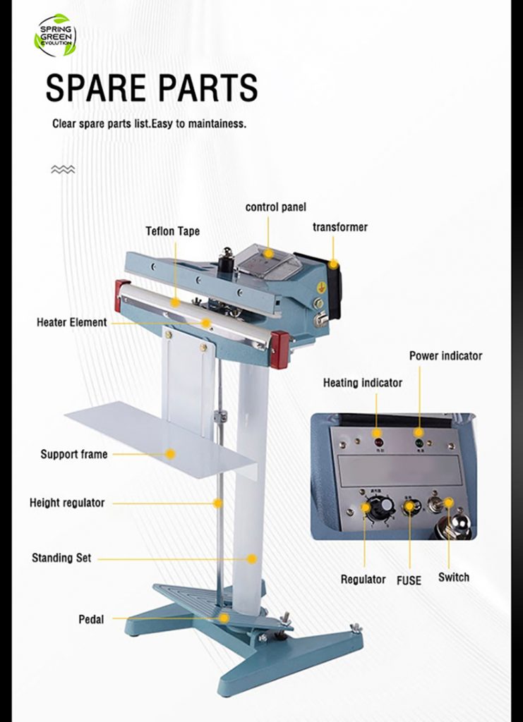 Foot Sealer/ Pedal Sealer PFS (350/450/600/800) - SGE Singapore